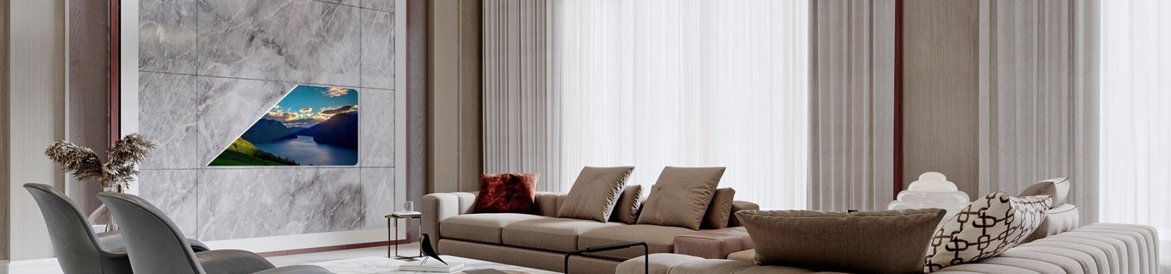 Alchimia Wall Element: Your Invisible TV by VBH | VBH